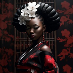 African Geisha Girls 1 - Etsy