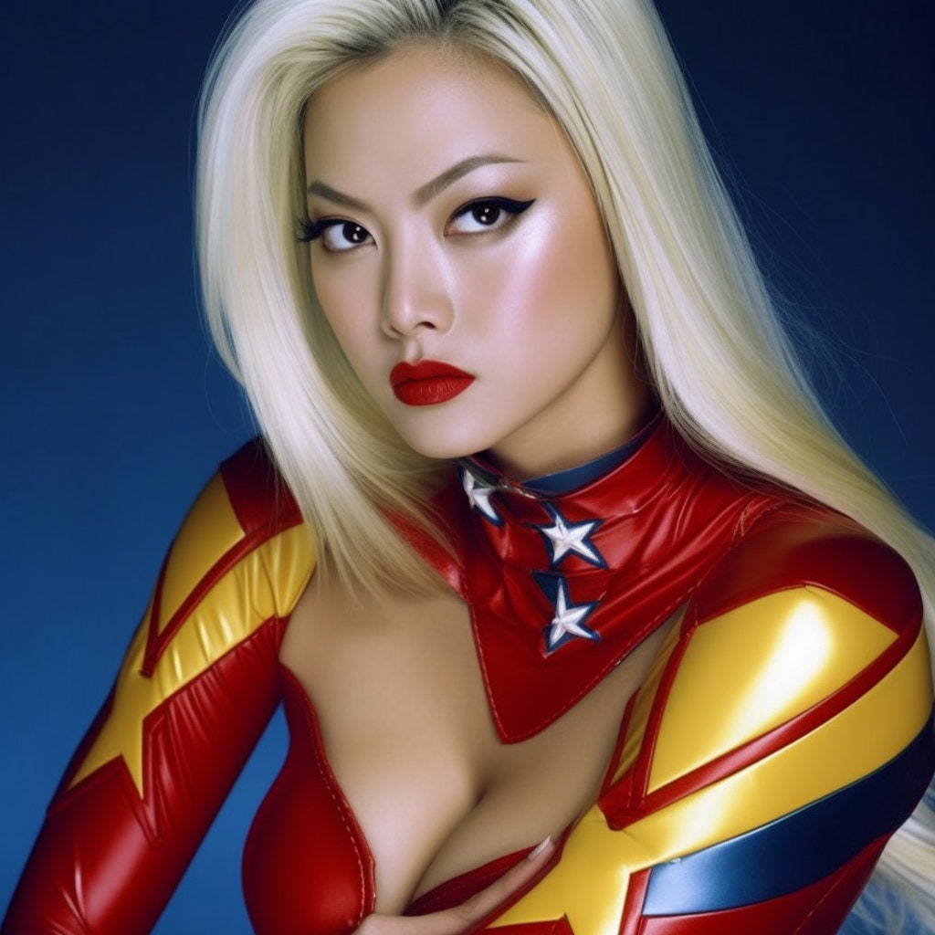 Asian Female Superhero - Etsy