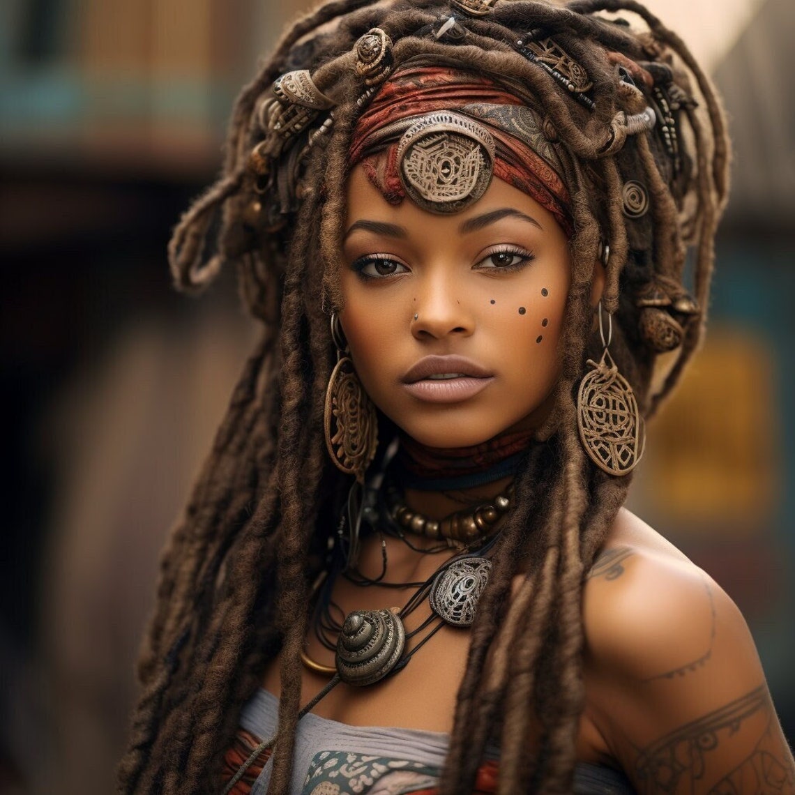 African Punk Queen V-2 - Etsy