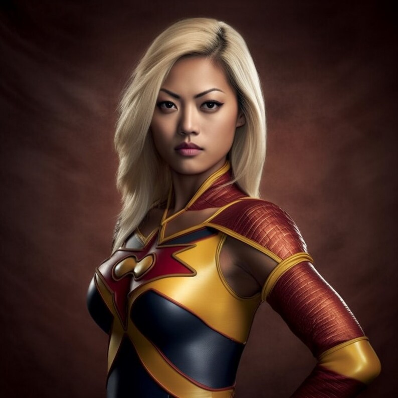 Asian Female Superhero - Etsy