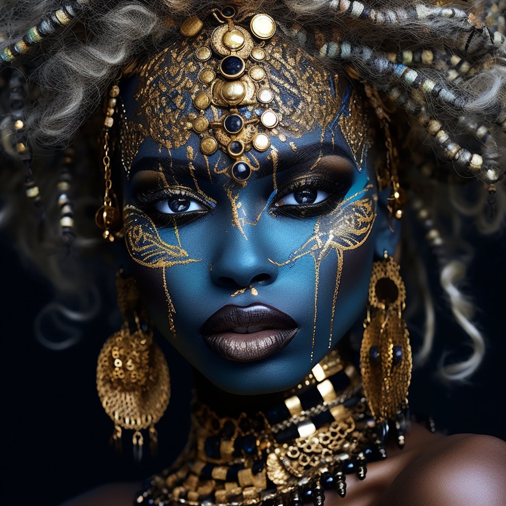 African Punk Queen V-2 - Etsy