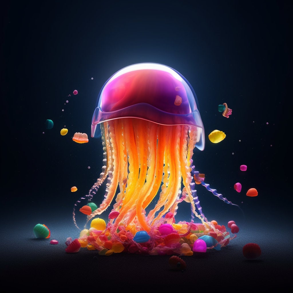 Jelly Fish and Jelly Beans - Etsy