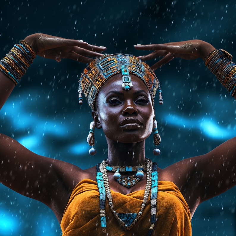 African Rain Goddess - Etsy