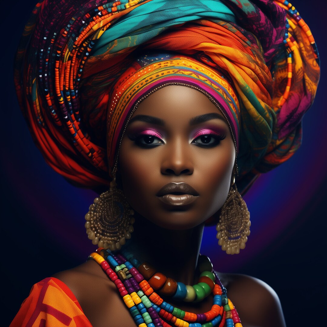 Black African Goddess 3 - Etsy