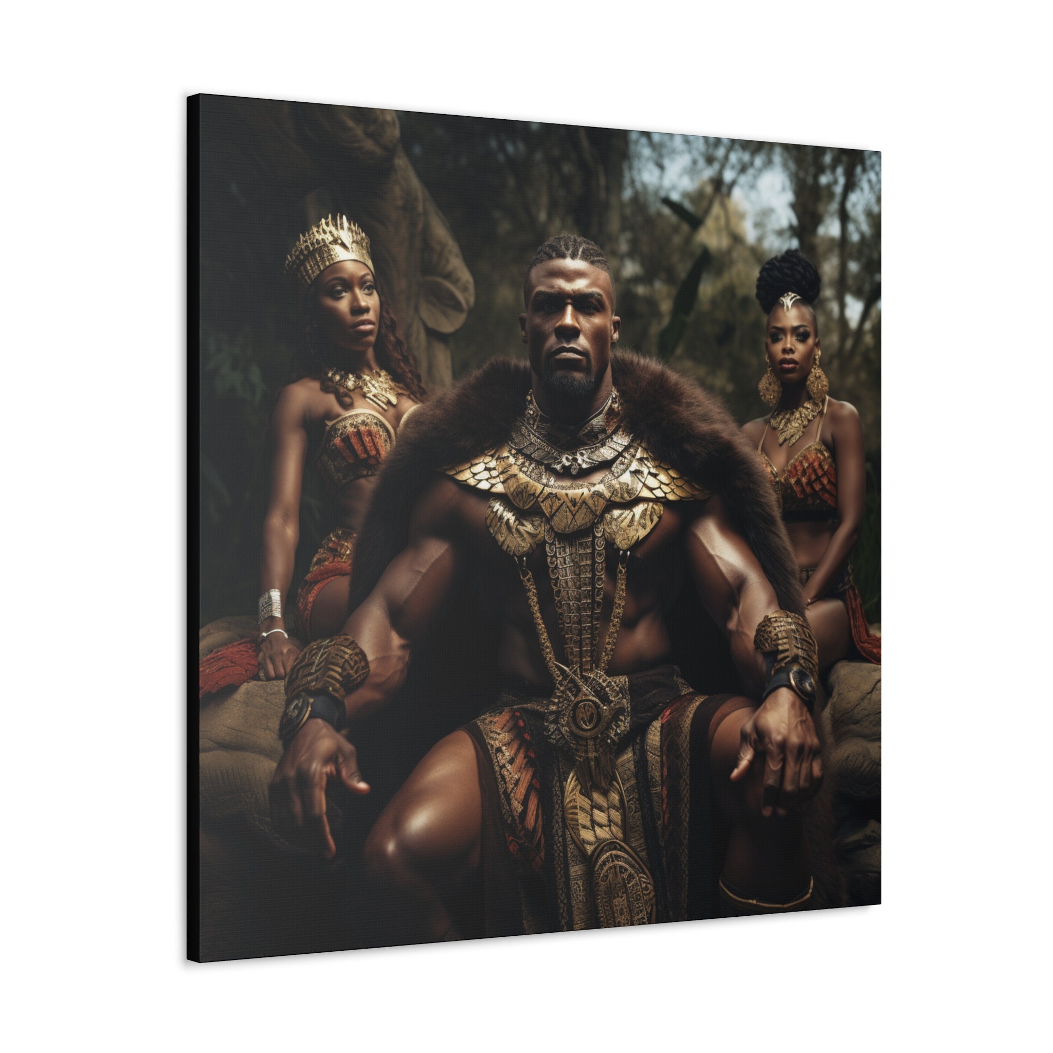 African Kings V4 Canvas Gallery Wraps c - Etsy