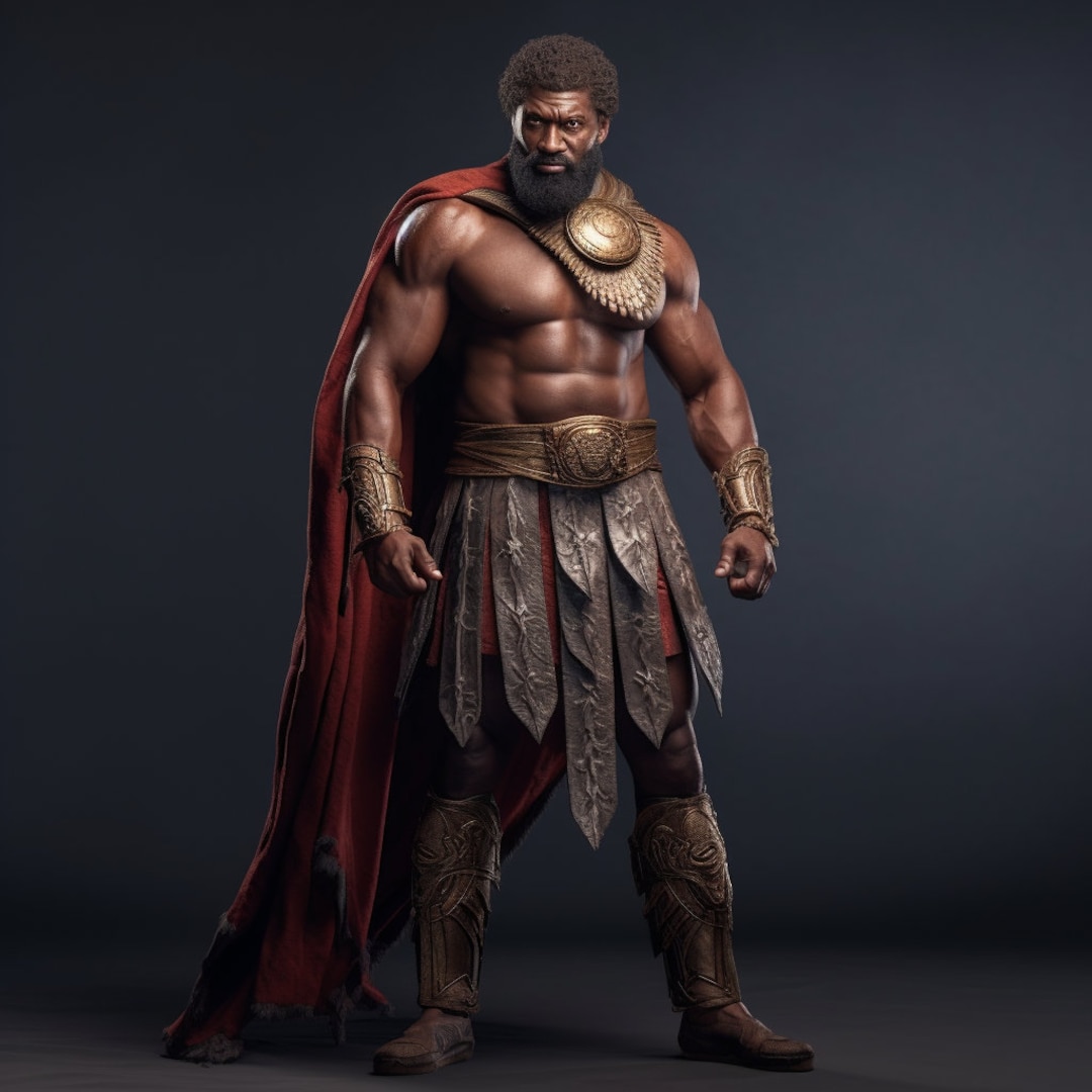 African Hercules II - Etsy