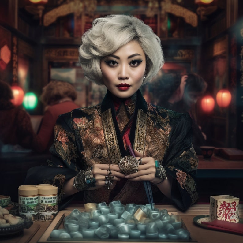 Asian Female Super Villain - Etsy