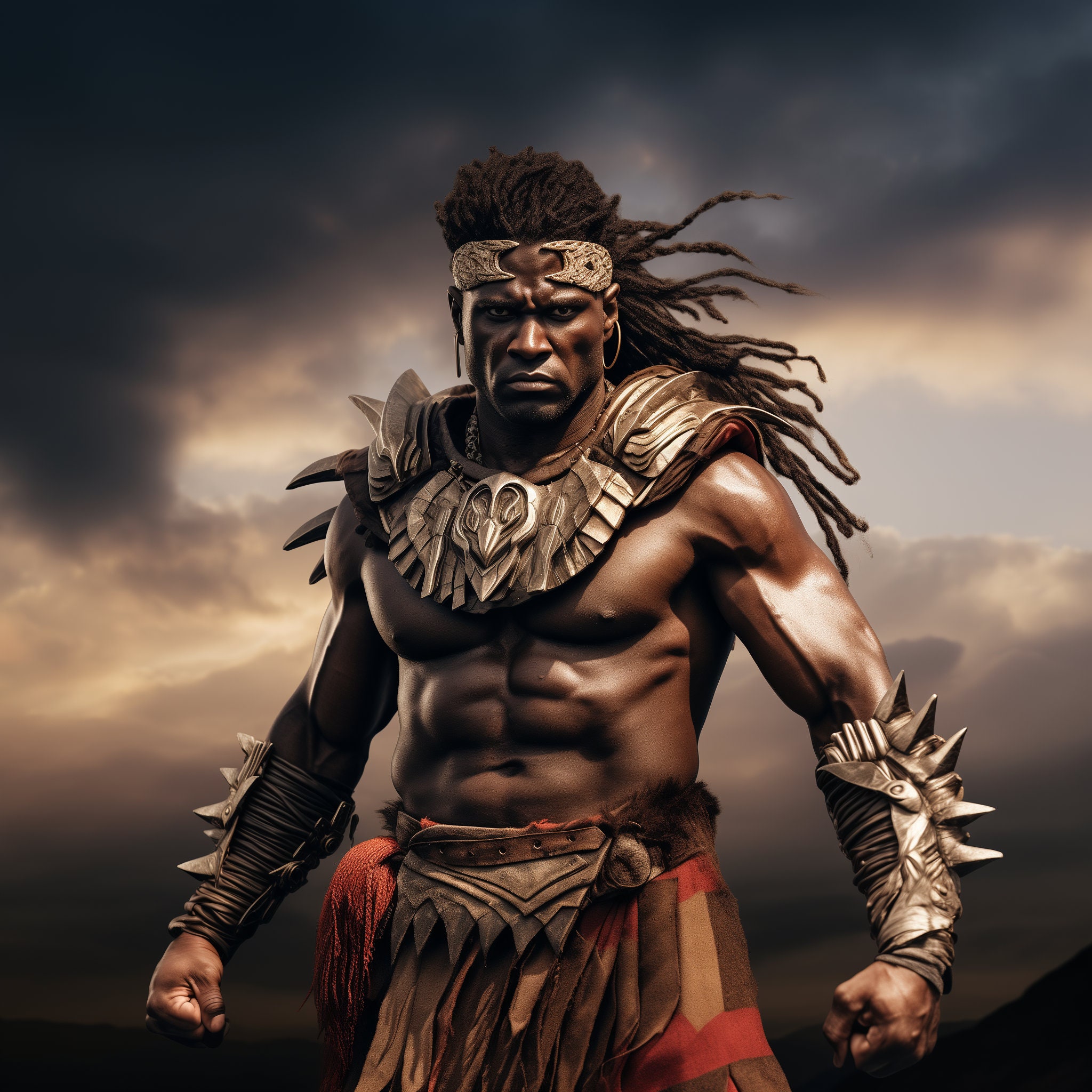 African Battle Warriors 12 - Etsy