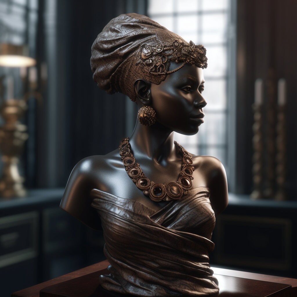 African Empress Sculpture II - Etsy