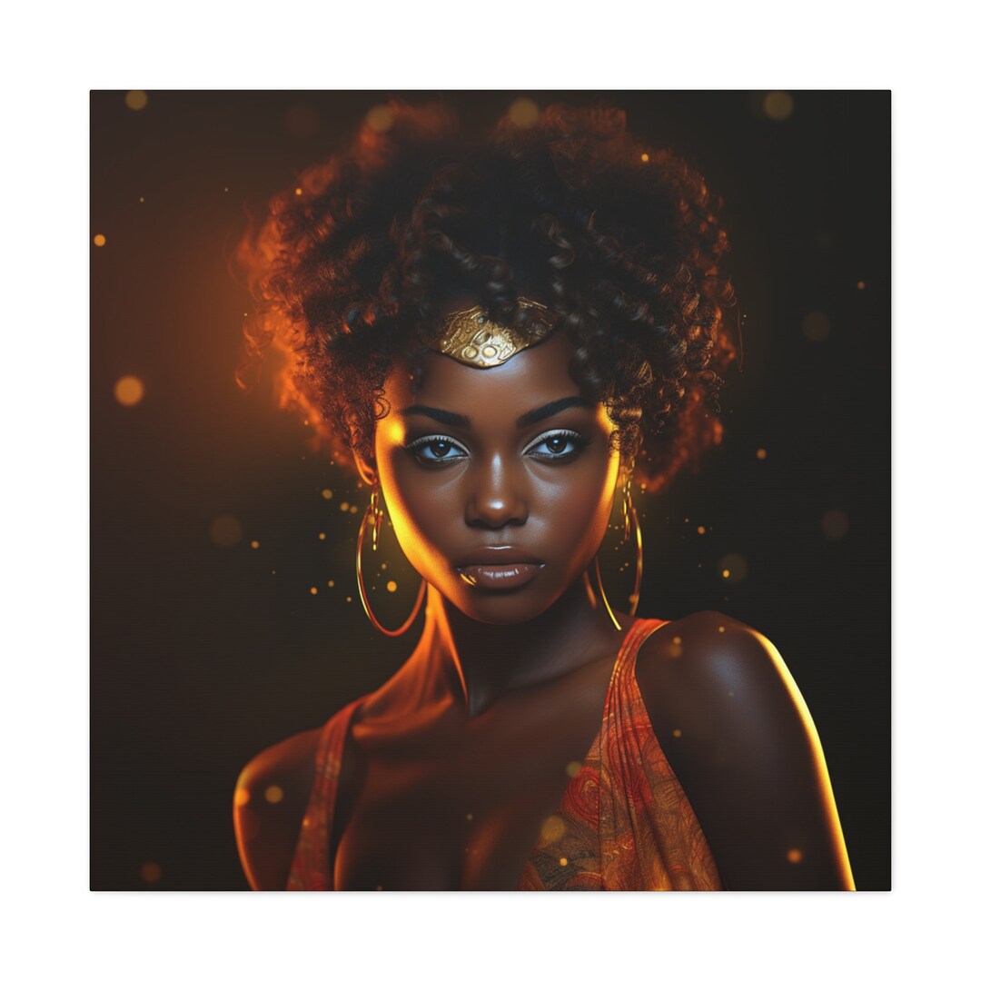 African Empress Viiid Canvas Gallery Wraps - Etsy