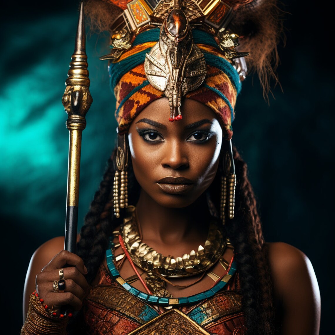 African Warrior Queen 5 - Etsy