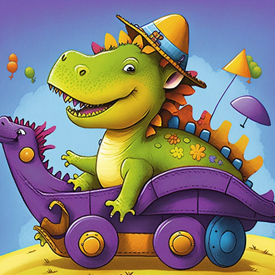 Fun Dinosaur Clip Art - Etsy