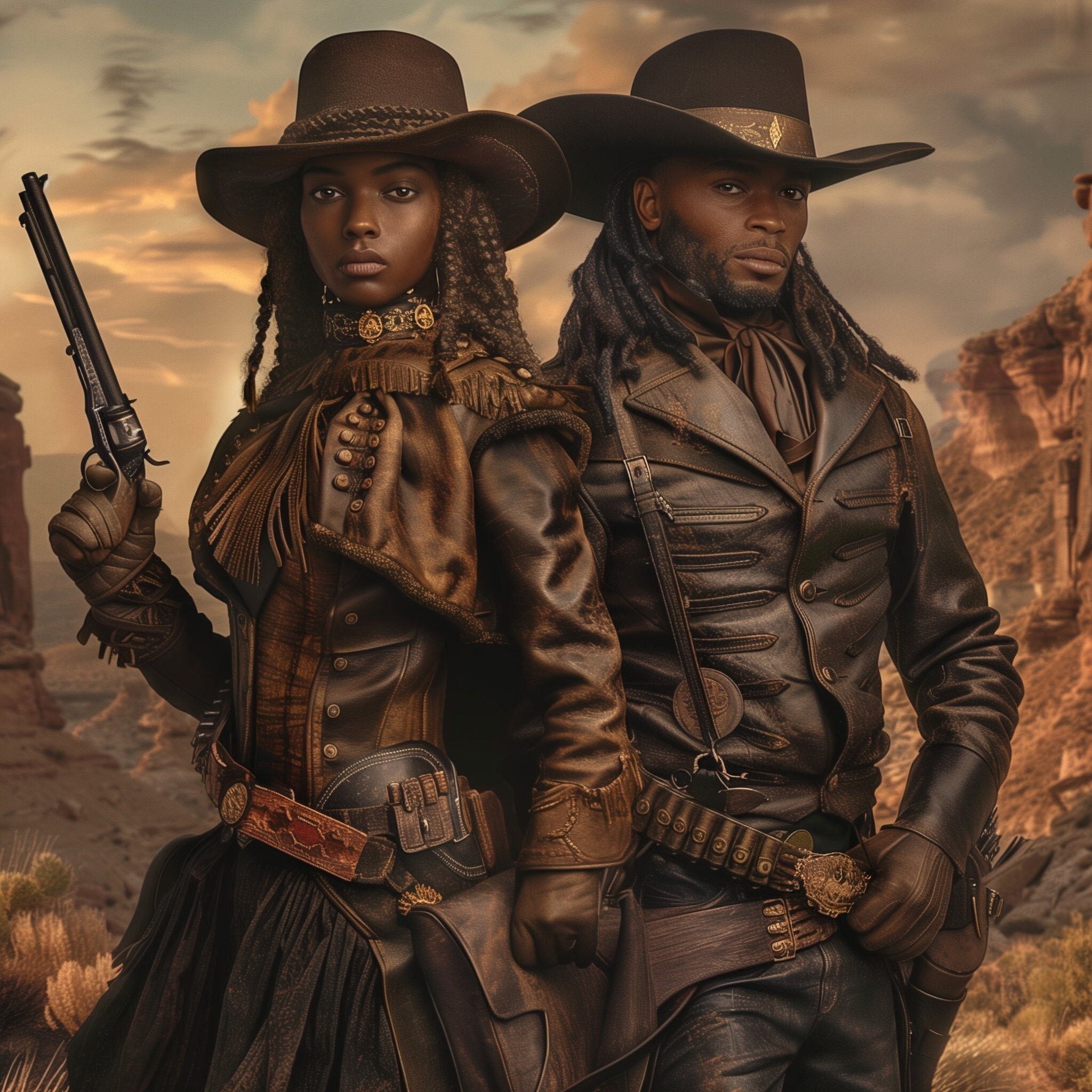 Black Cowboys and Cowgirls 2 - Etsy