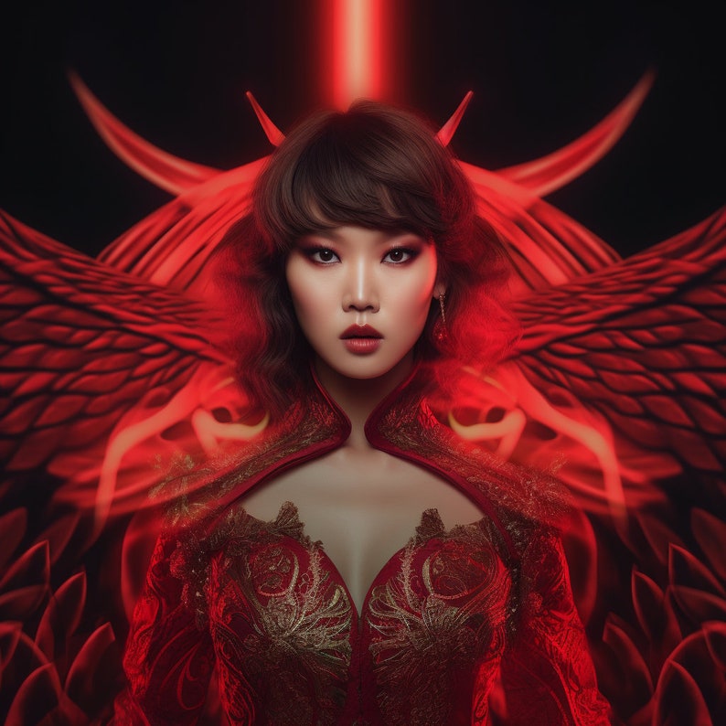 Asian Female Super Villain - Etsy