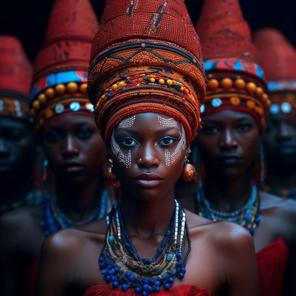 African Empress With Followers - Etsy