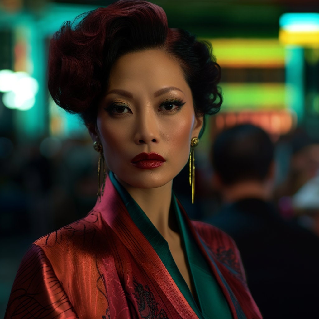 Asian Female Super Villain - Etsy