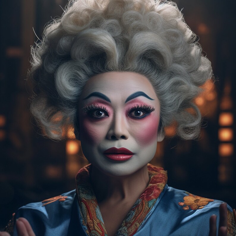 Asian Female Super Villain - Etsy