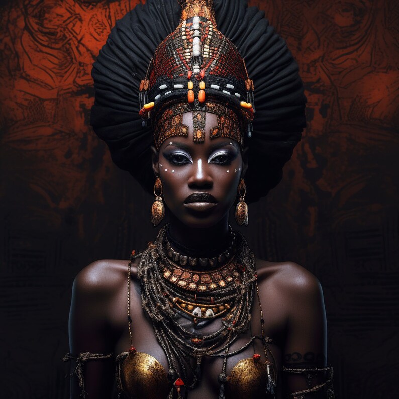 African Empress Art - Etsy