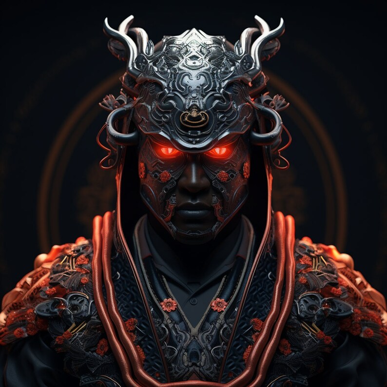 Ninja Samurai Hannya Mask 1 - Etsy