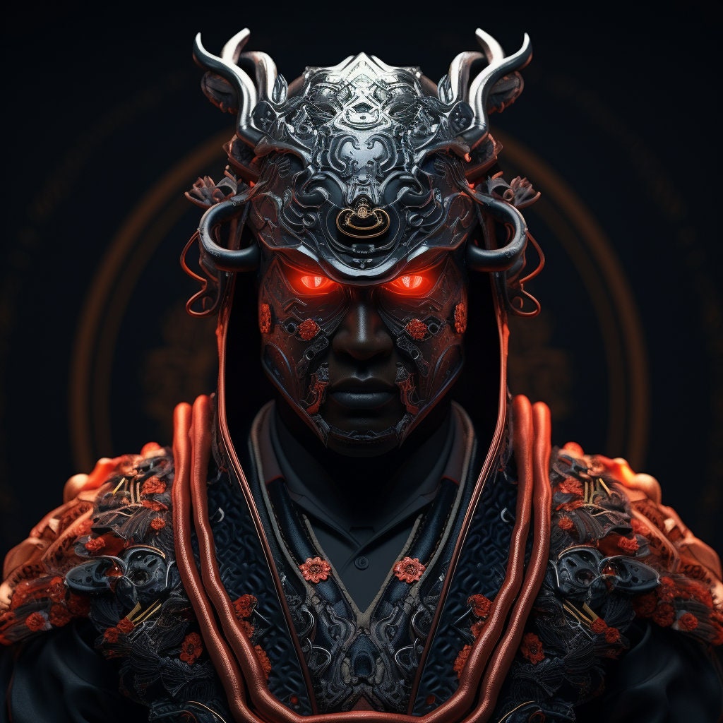 Ninja Samurai Hannya Mask 1 - Etsy