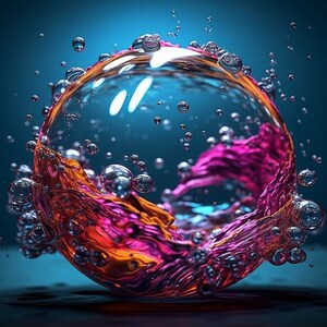 Water Bubbles Exploding - Etsy