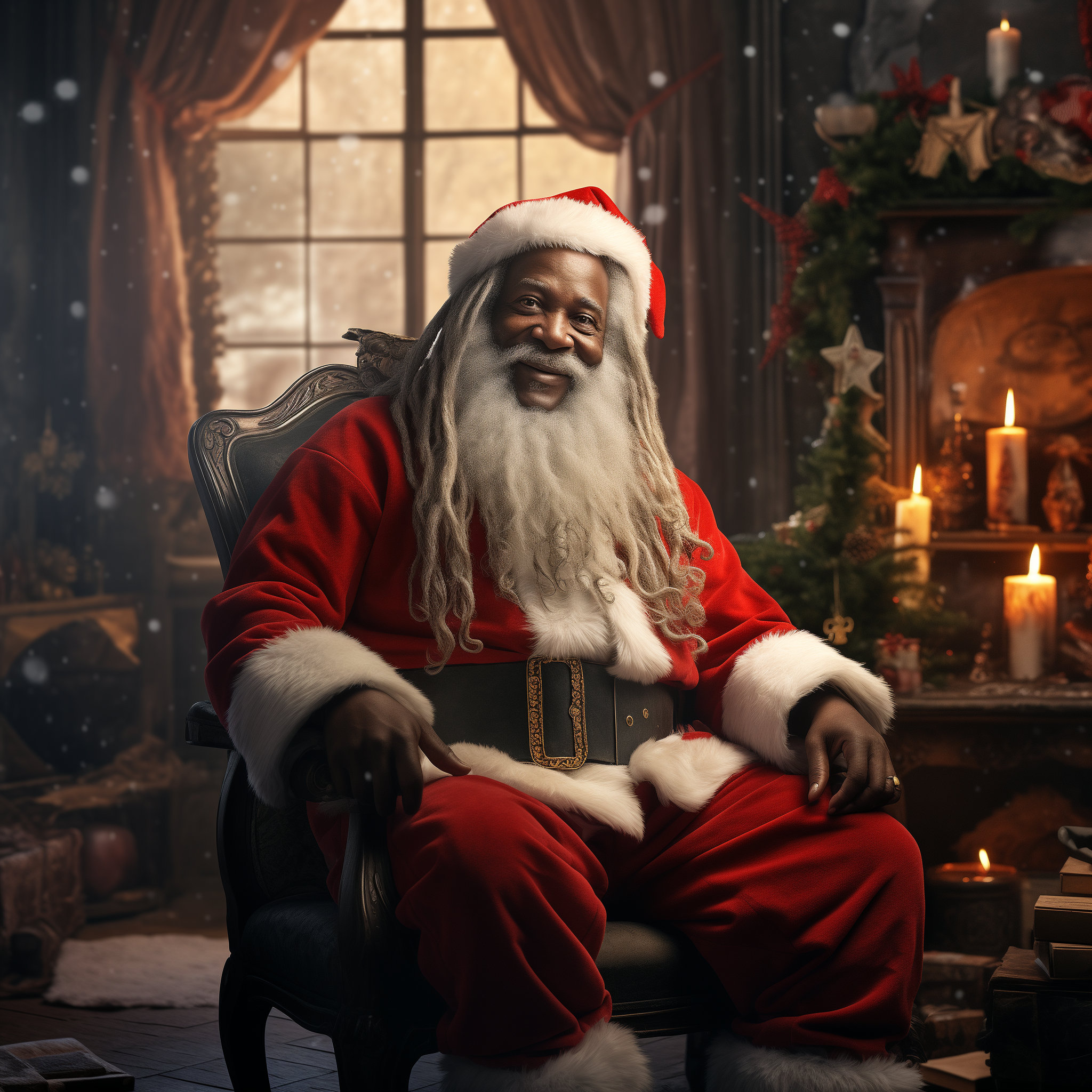 African Black Santa - Etsy