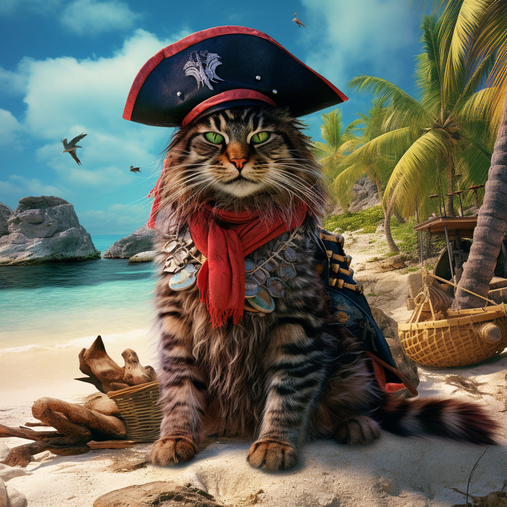 Pirate Cats of the Caribbean II - Etsy