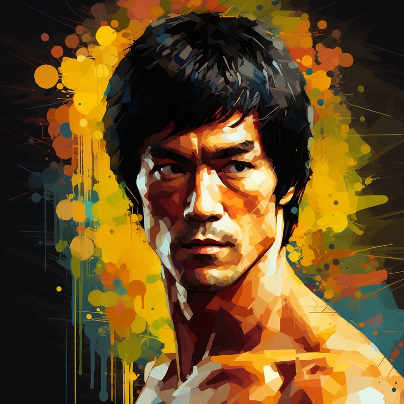 Bruce Big Pixel - Etsy