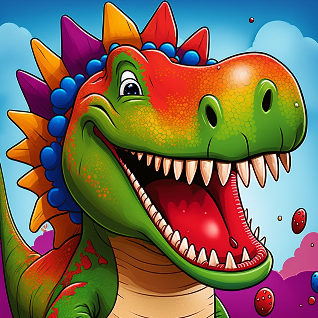 Fun Dinosaur Clip Art - Etsy