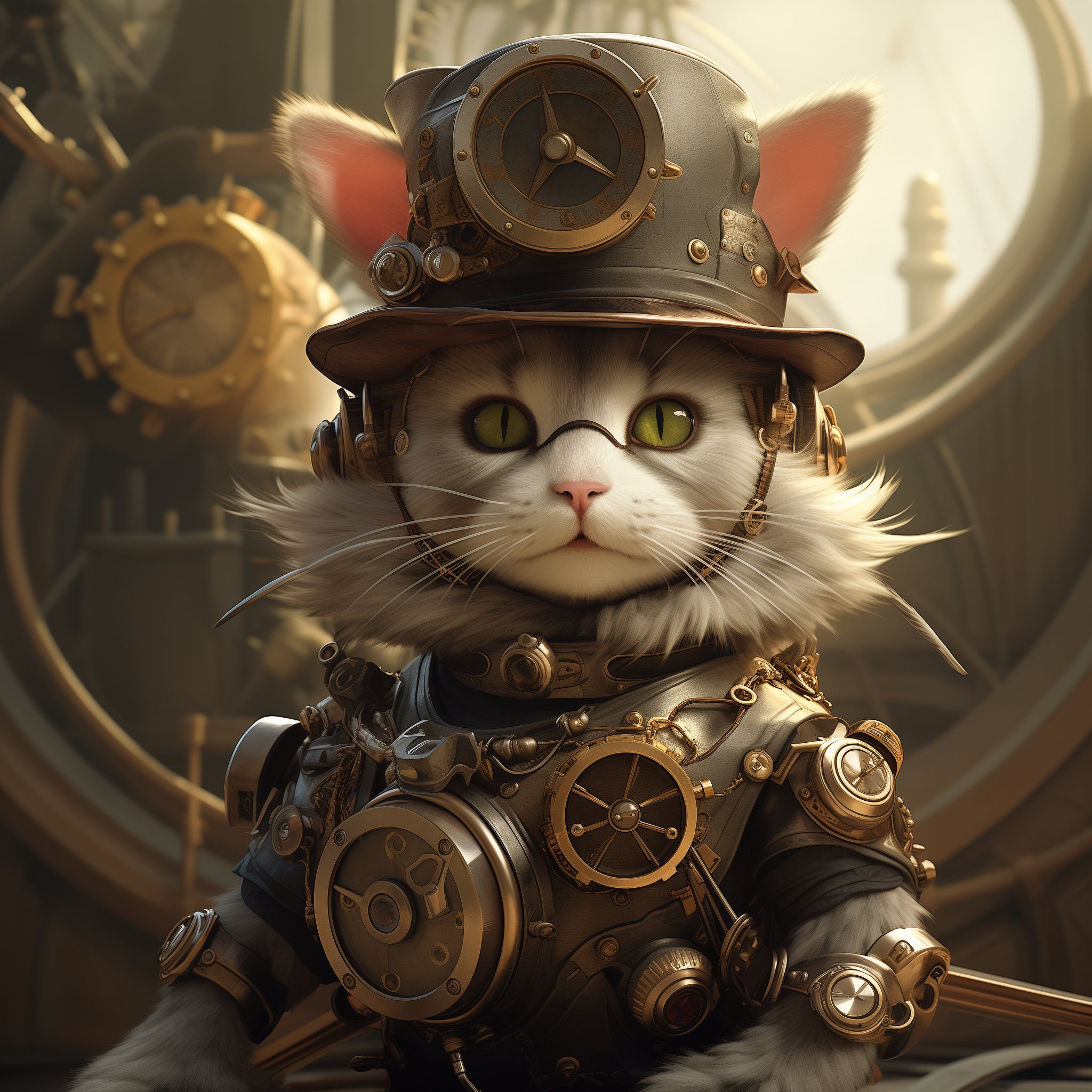 Steam Punk Cat - Etsy