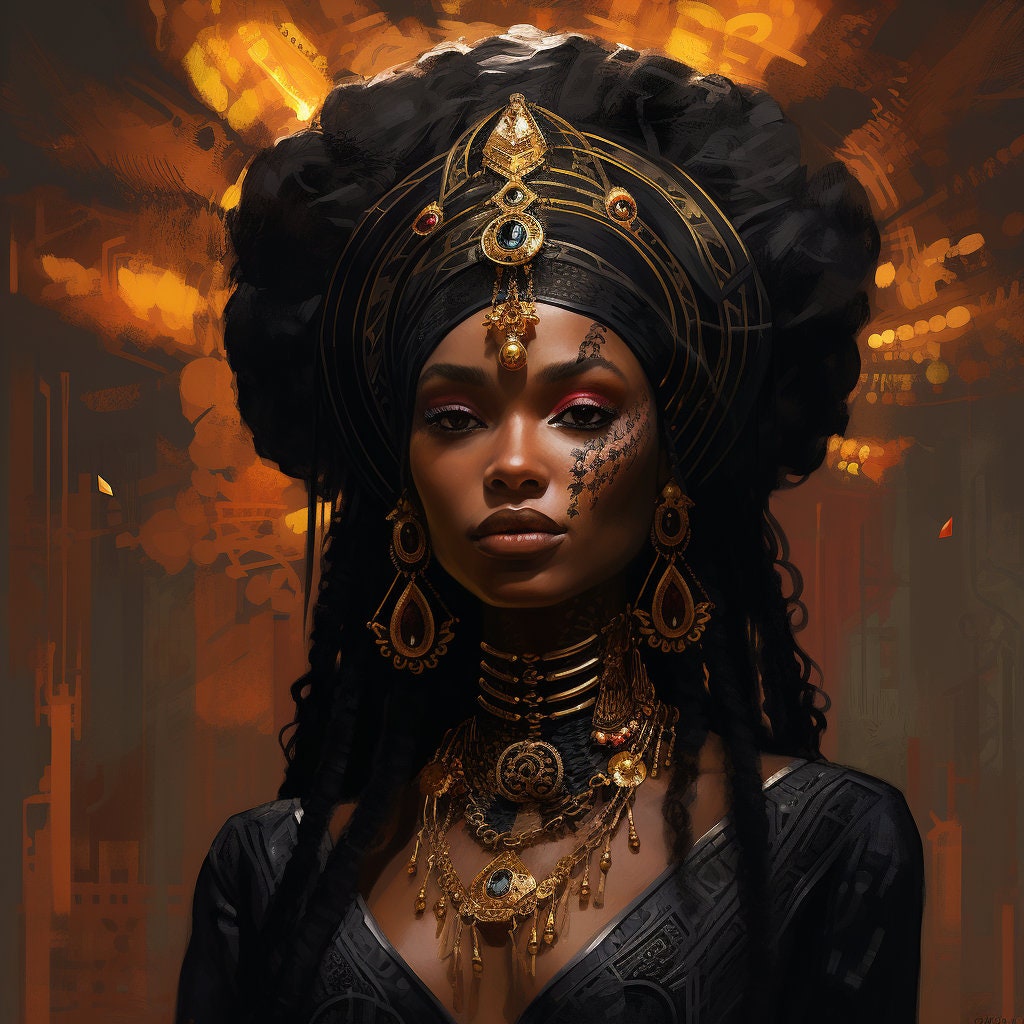 African Punk Queens V-6 - Etsy