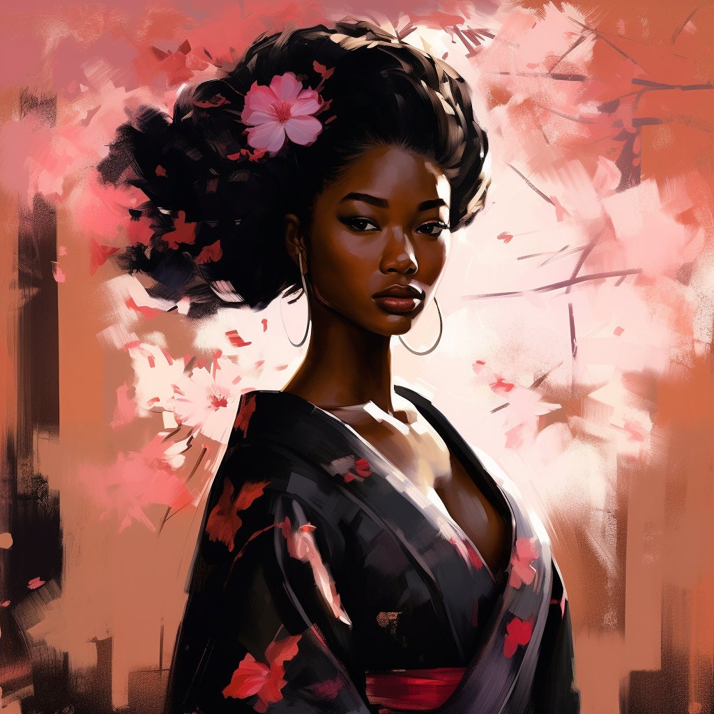 African Geisha Girls 4 - Etsy