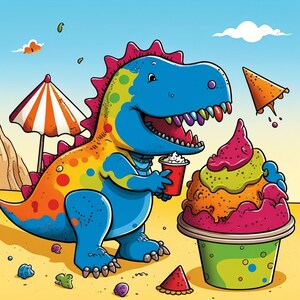 Fun Dinosaur Clip Art - Etsy