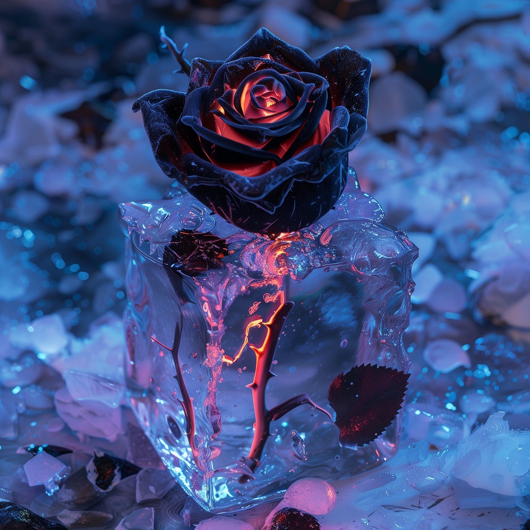 Roses and Ice - Etsy