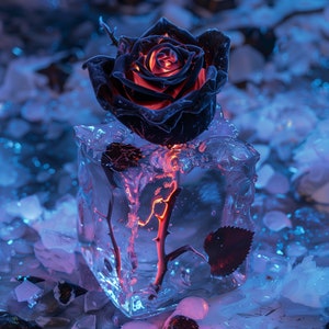Roses and Ice - Etsy