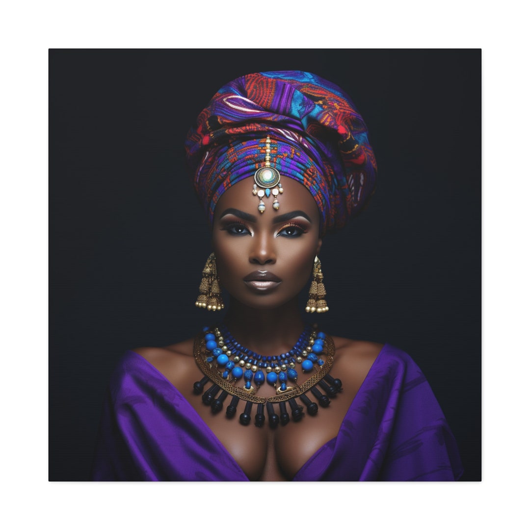 The African Queen 2 Canvas Gallery Wraps - Etsy