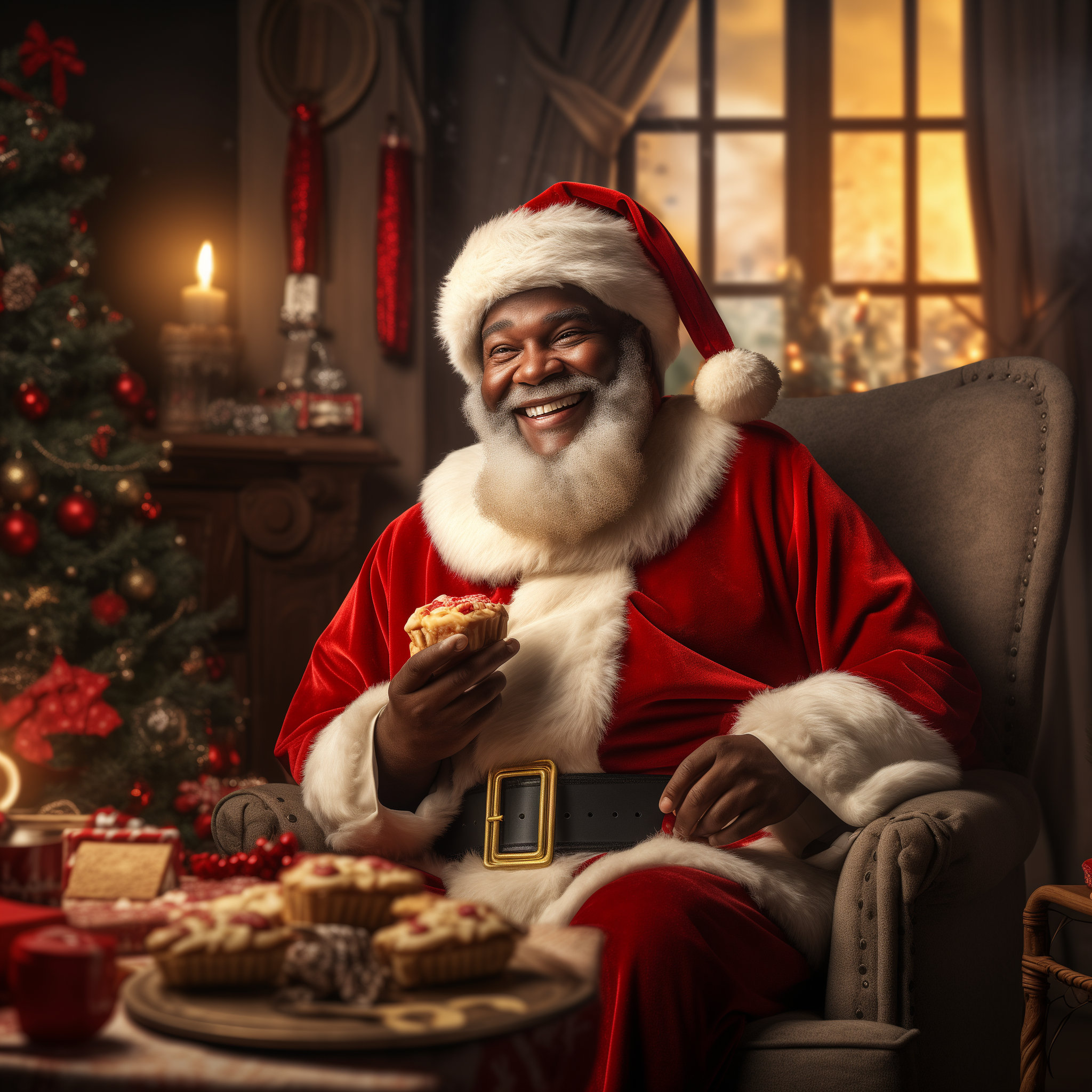 African Black Santa - Etsy