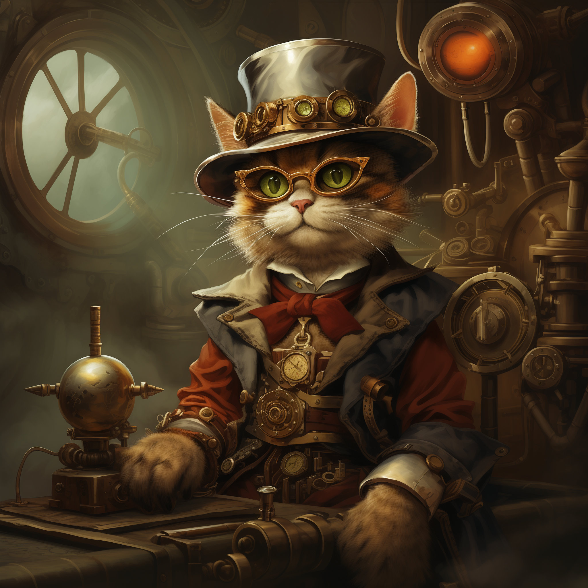 Steam Punk Cat - Etsy