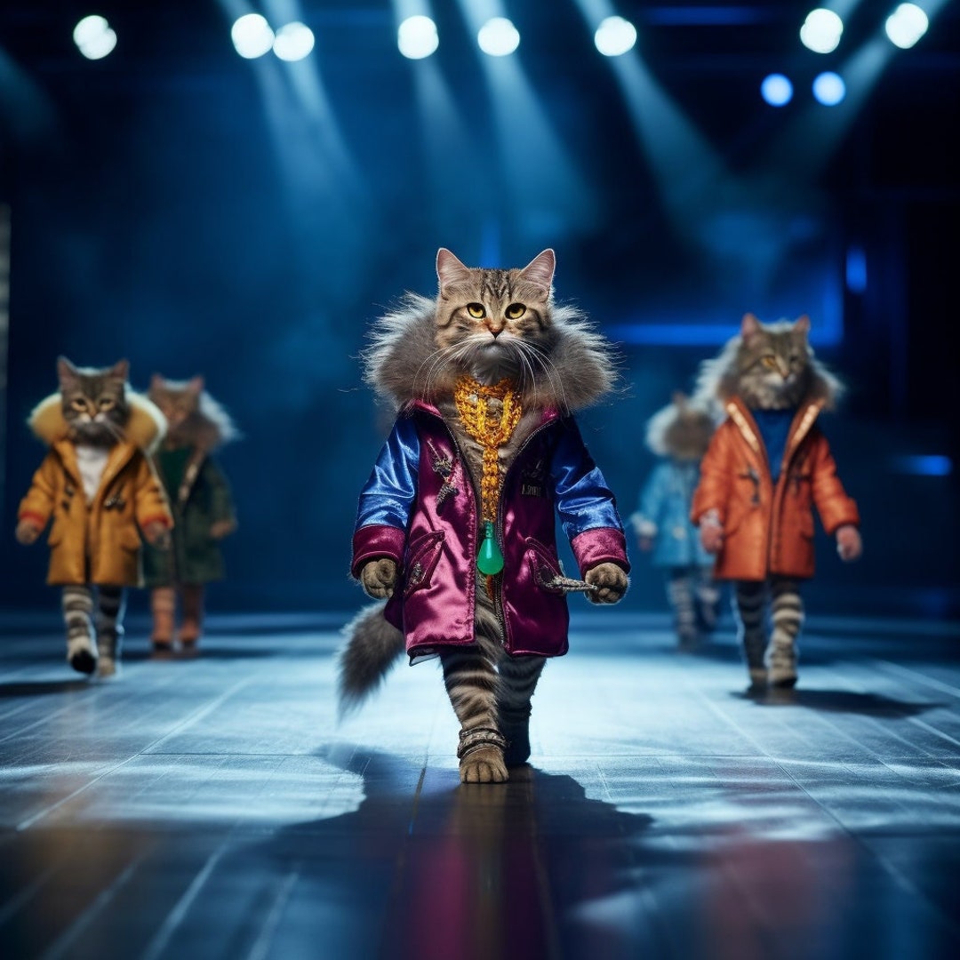 Catwalk Cats - Etsy