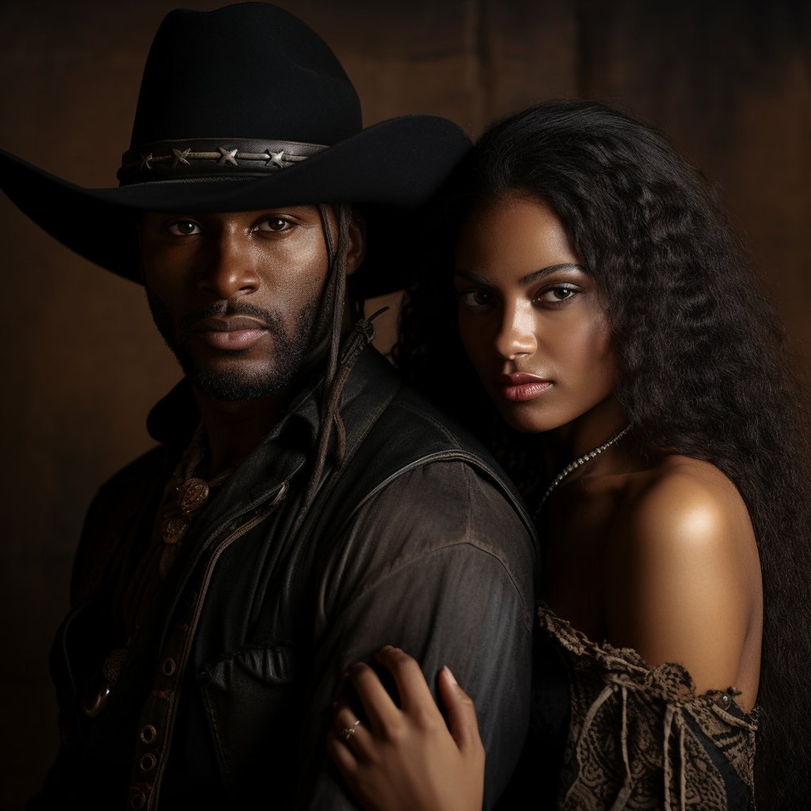 Black Cowboys and Cowgirls Love Collection 1 - Etsy