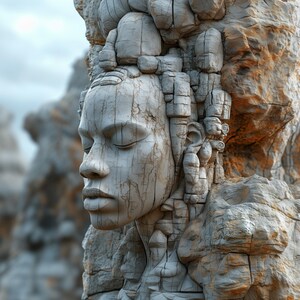 African King Cliff Statue 3 - Etsy UK