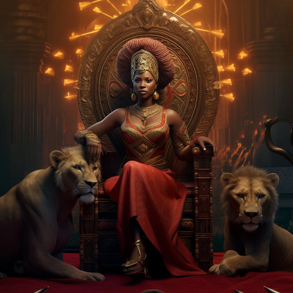 The Lion Queen - Etsy