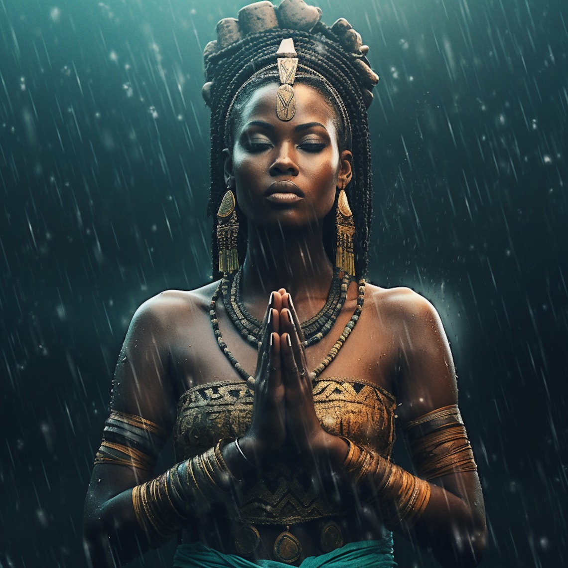 African Rain Goddess - Etsy