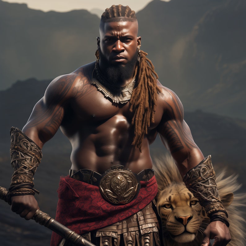 African Kings Battle Warriors 1 - Etsy