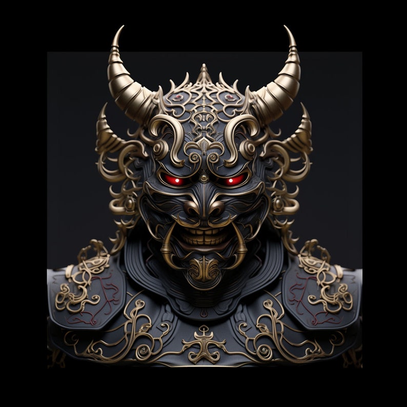Ninja Samurai Hannya Mask 1 - Etsy