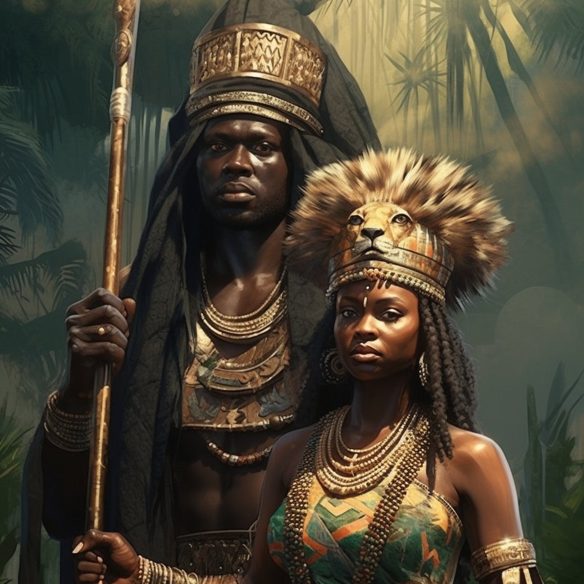 African King and Queen Classic Edition 1 - Etsy