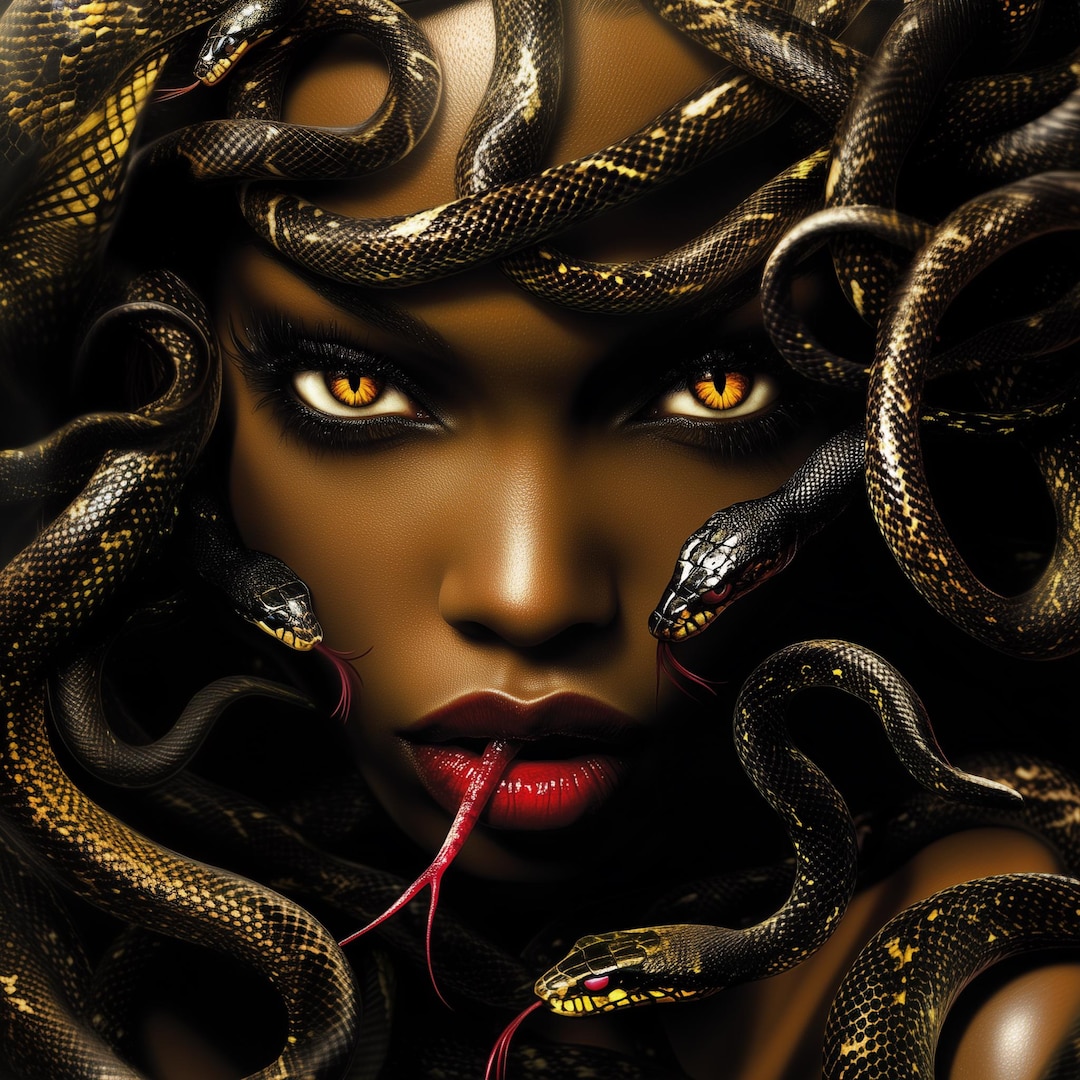 Africa Medusa - Etsy