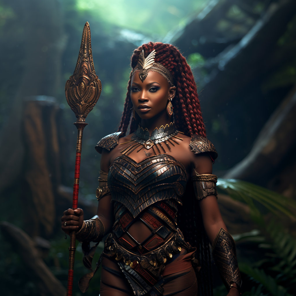 Black African Warrior Queen 9 - Etsy