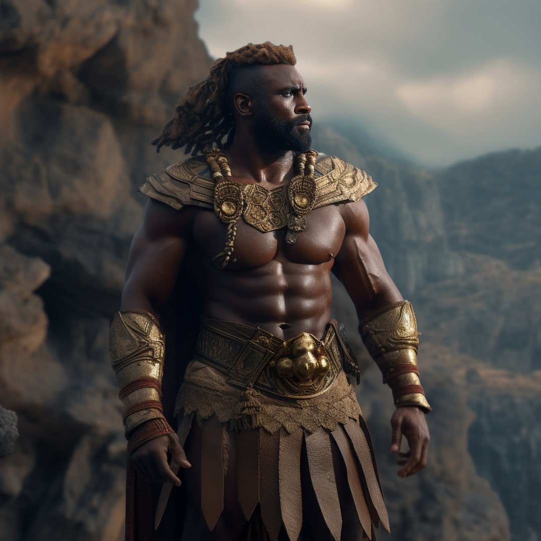 African Hercules 3 - Etsy