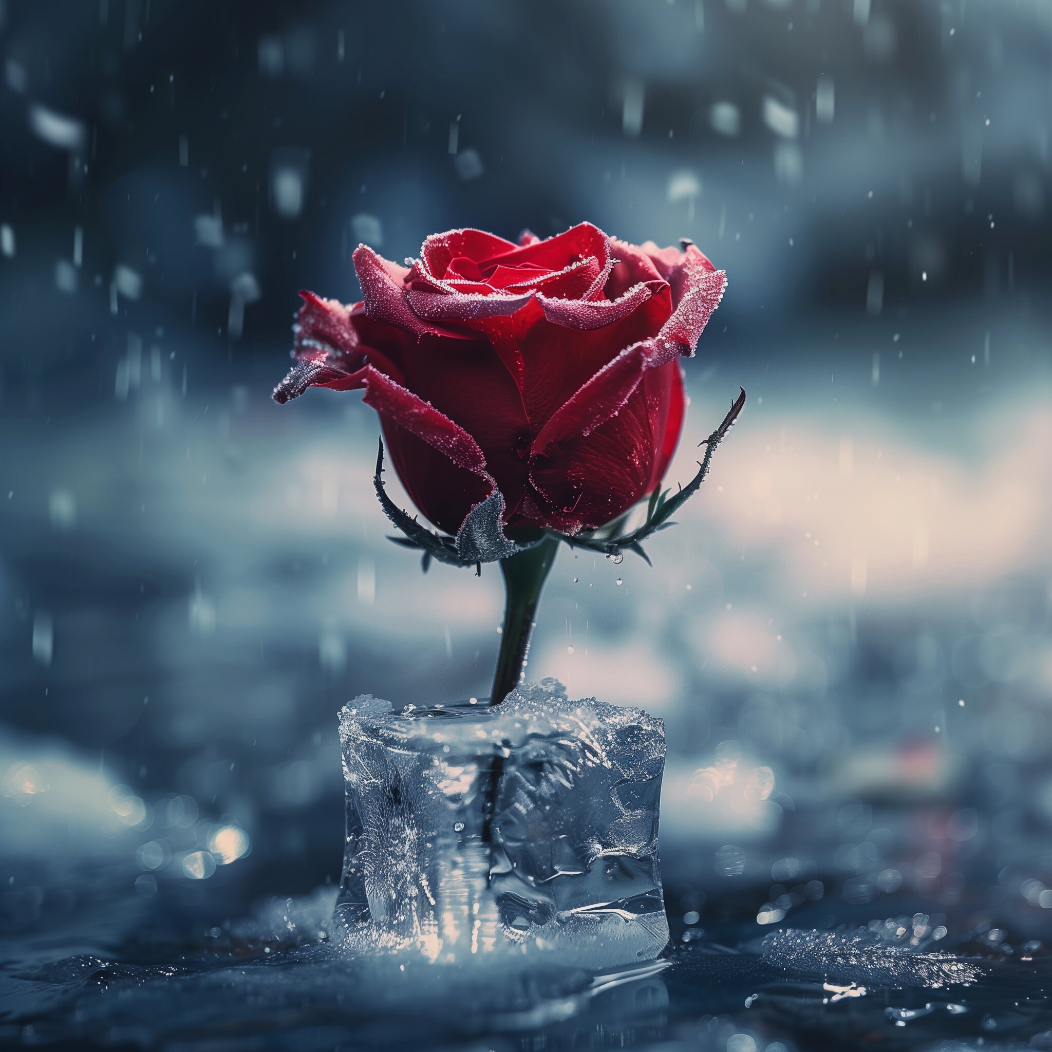 Roses and Ice - Etsy
